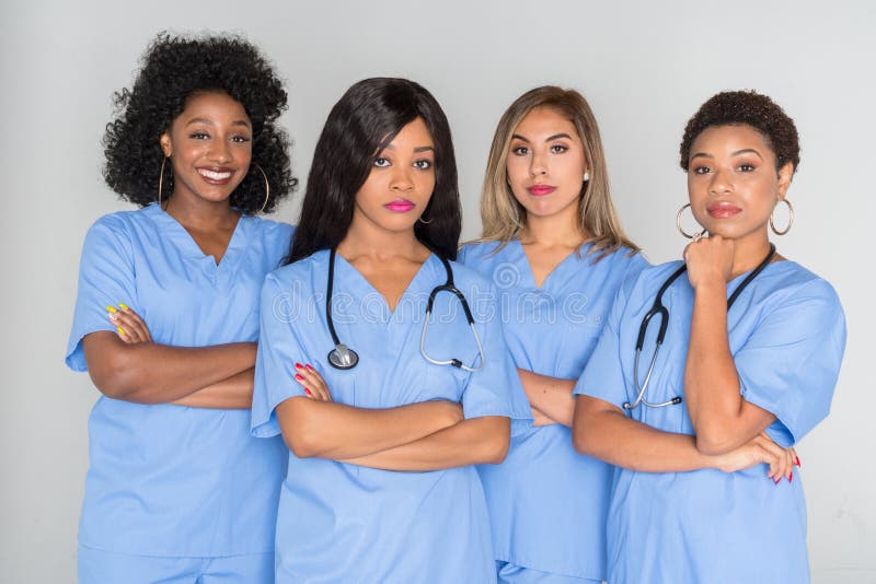 Group of Nurses stock image. Image of nursing, care - 119355965