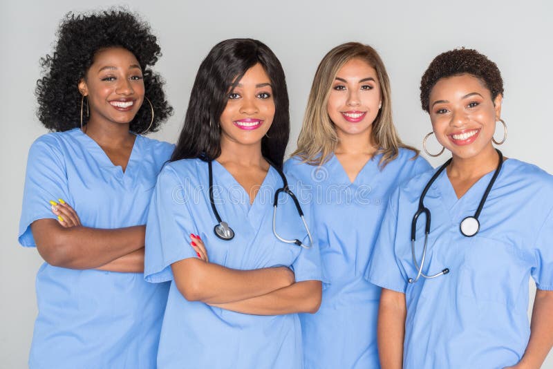 Group of Nurses stock photo. Image of healthcare, visit - 119356078