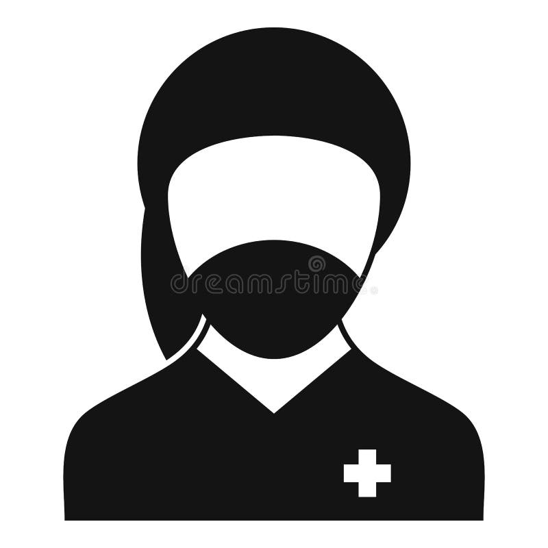 Nursing Assistant Icon, Simple Style Stock Vector - Illustration of ...