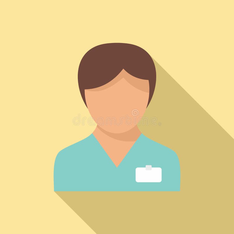 Nursing Team Icon, Flat Style Stock Vector - Illustration of icon ...