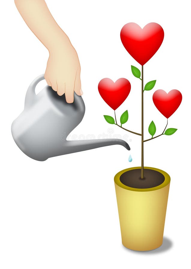 Nurture Love stock illustration. Illustration of horticulture - 18749700