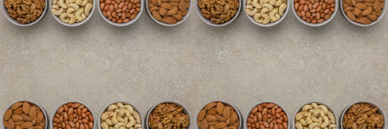 Nut Background. Banner for Large Format Printing, Advertising and ...