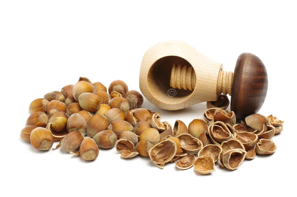 Nut Cracker and the Pile of Nuts Stock Image - Image of thread, natural ...