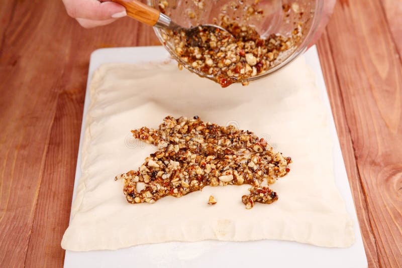 Nut filling for the pie stock photo. Image of holiday - 108335222