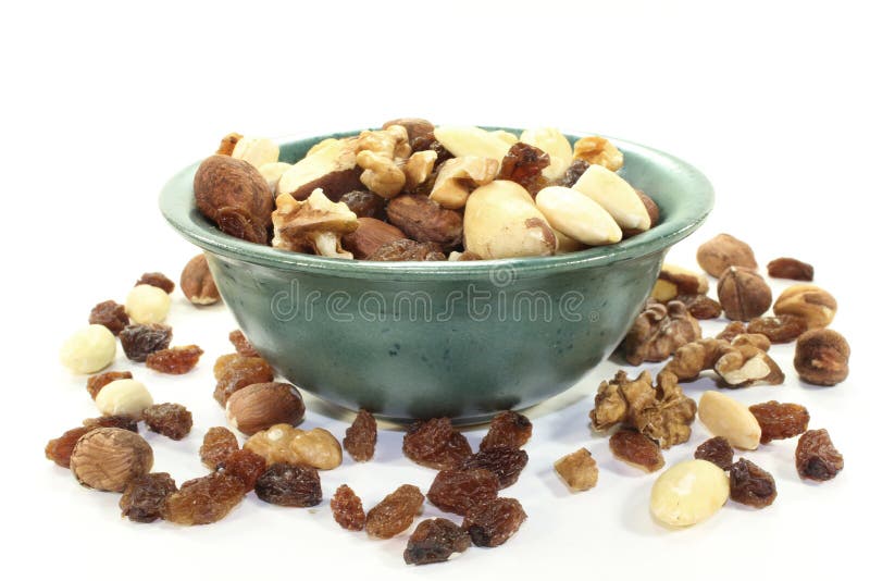 Nut-fruit mixture stock image. Image of gorp, cholesterol - 27088791