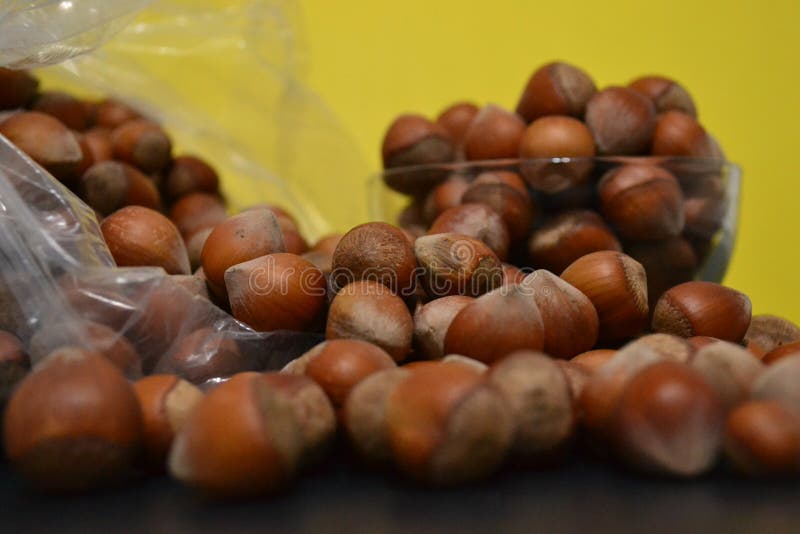 Nut is a Greasy but Useful Food. Stock Image - Image of nuts, diet ...