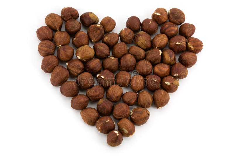 Nut heart stock image. Image of ingredient, dieting, food - 9166431