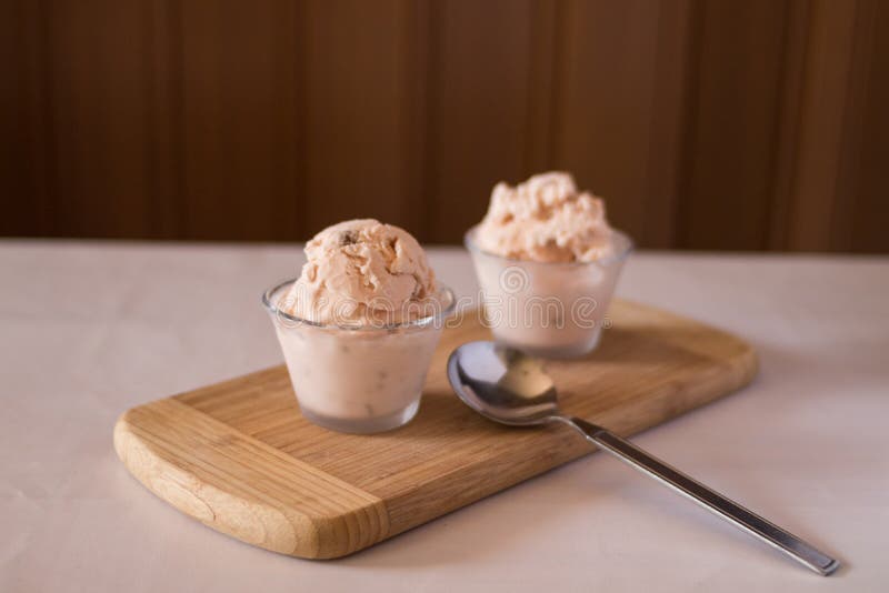 Nut ice cream session stock photo. Image of candy, dairy - 181474042