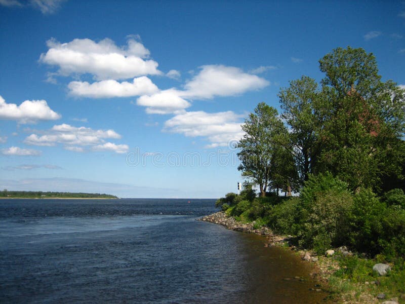 Nut island stock image. Image of neva, lake, river, island - 13484821