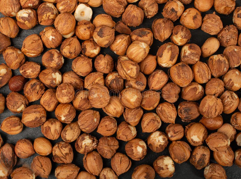 Nut Kernels Texture Background, Hazelnuts Group Mockup, Healthy Organic ...