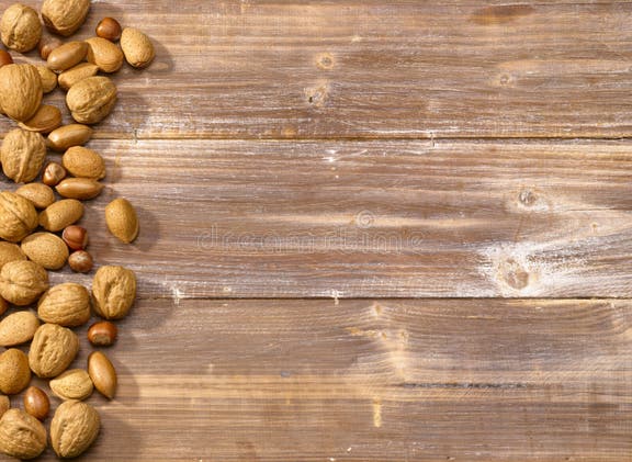 Nut mix in Nutshell stock photo. Image of menu, eating - 21213008