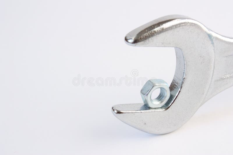 Nut and spanner stock photo. Image of screwdriver, fasteners - 7441258