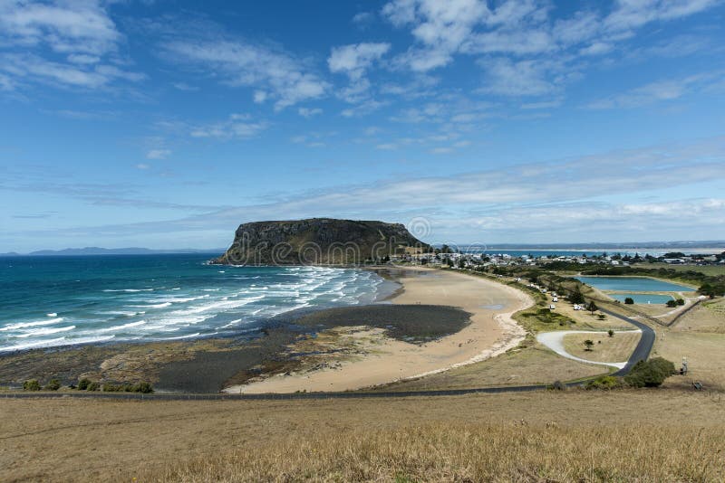 The Nut Stanley Northwest Tasmania Stock Image - Image of landscape ...