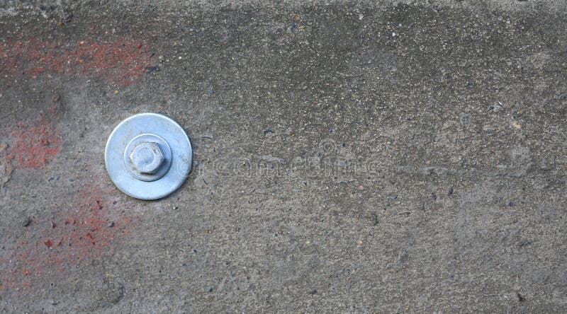 Nut Tighten in Cement Wall Background Stock Photo - Image of space ...
