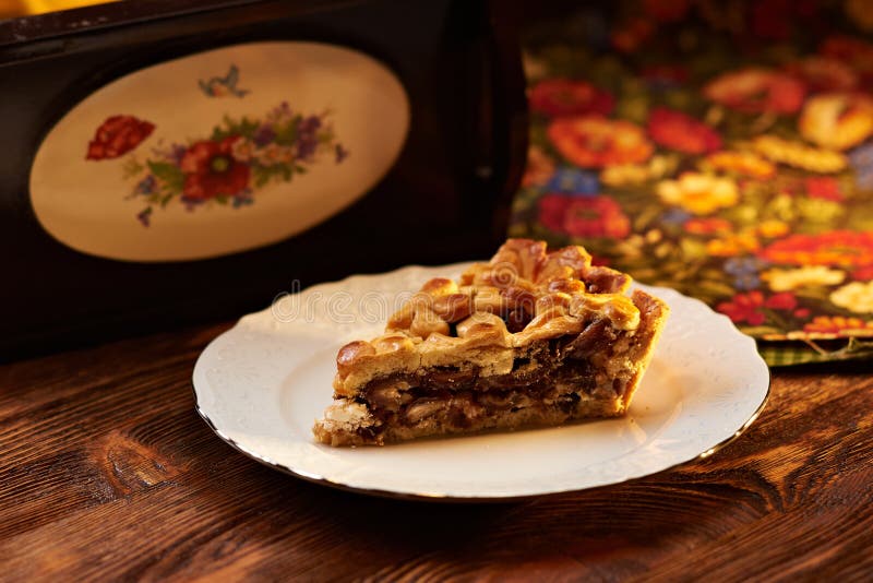 Nut torte stock photo. Image of cake, drink, indulgence - 25052160