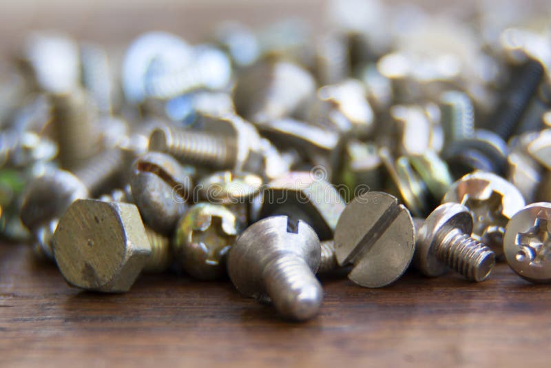 Bolt Macro Photo Close Up Nut Nuts Stock Photo - Image of fastener ...