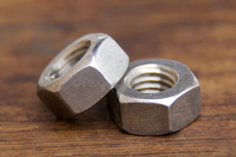 Bolt Macro Photo Close Up Nut Nuts Stock Photo - Image of element ...