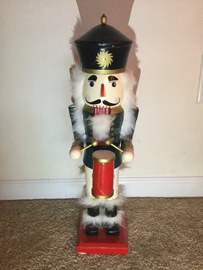 Drummer nutcracker stock image. Image of noel, seasonal - 1569463