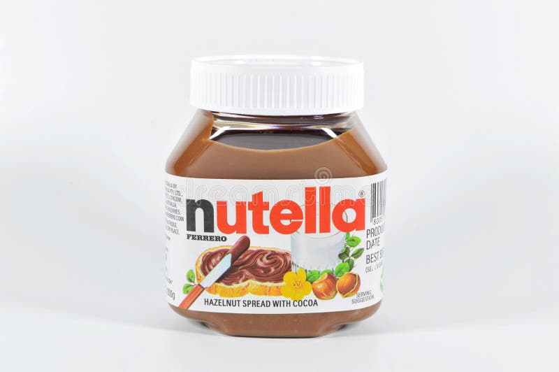 Nutella redaktionelles stockfoto. Bild von braun, mutter - 92374918