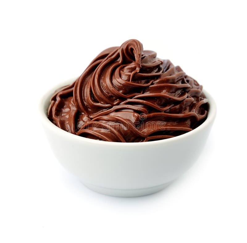 Chocolate Cream with Filbert Stock Photo - Image of cream, organic ...