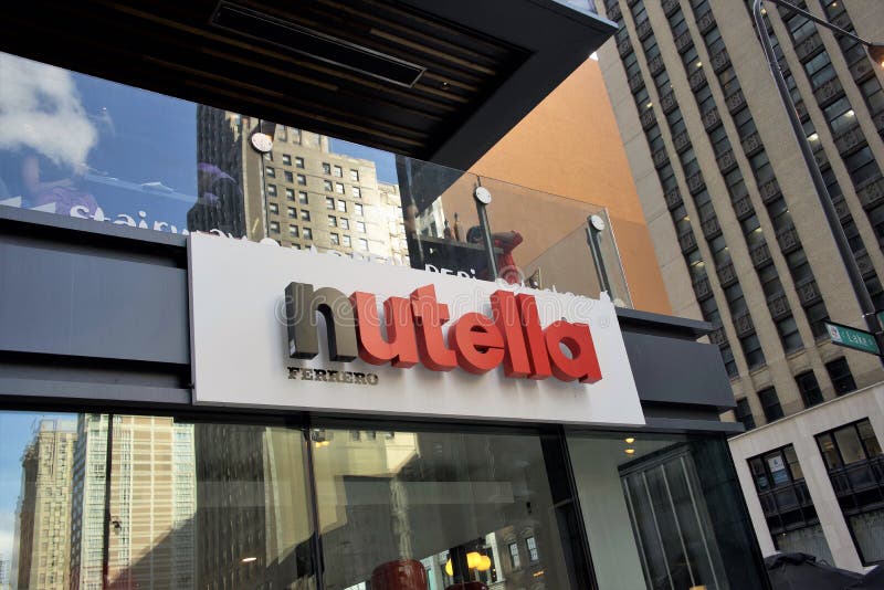 Nutella Ferrero Chicago, Illinois Foto de archivo editorial - Imagen de ...