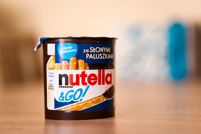 Nutella and Go Snack on Table Editorial Photo - Image of food ...
