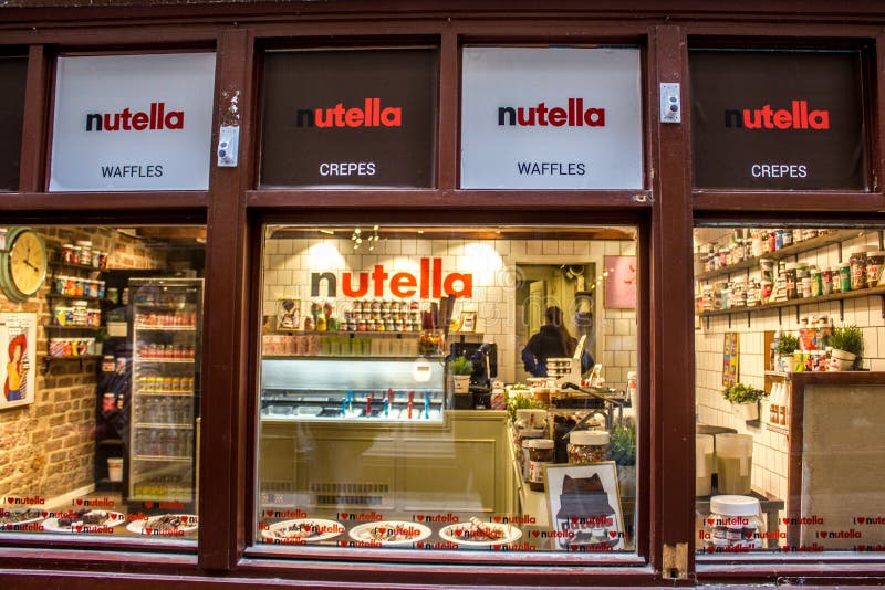 Nutella editorial image. Image of wafflies, sweden, crepes - 134413945