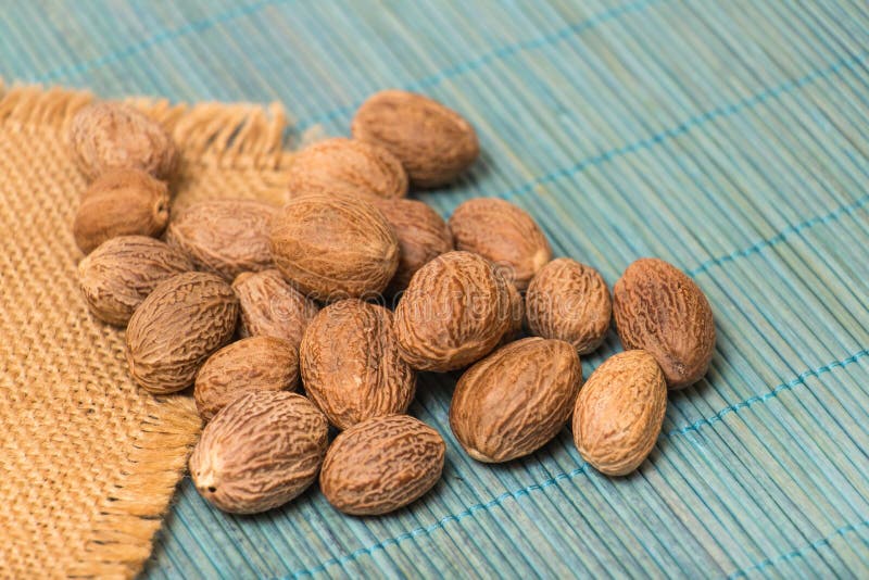 Nutmeg stock photo. Image of aroma, macro, grated, objects - 61093622