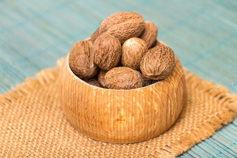 Nutmeg stock photo. Image of macro, aroma, sack, medicine - 61094048