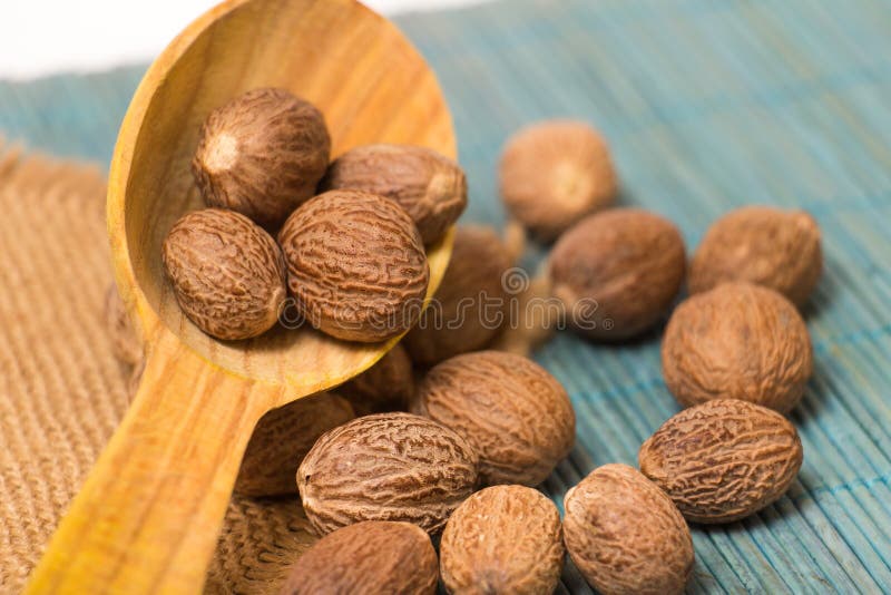 Nutmeg stock photo. Image of objects, nutmegs, aroma - 61094144