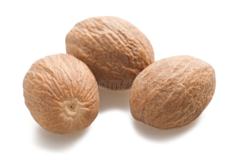 Nutmeg stock image. Image of bitter, crunchy, flavor - 36934713