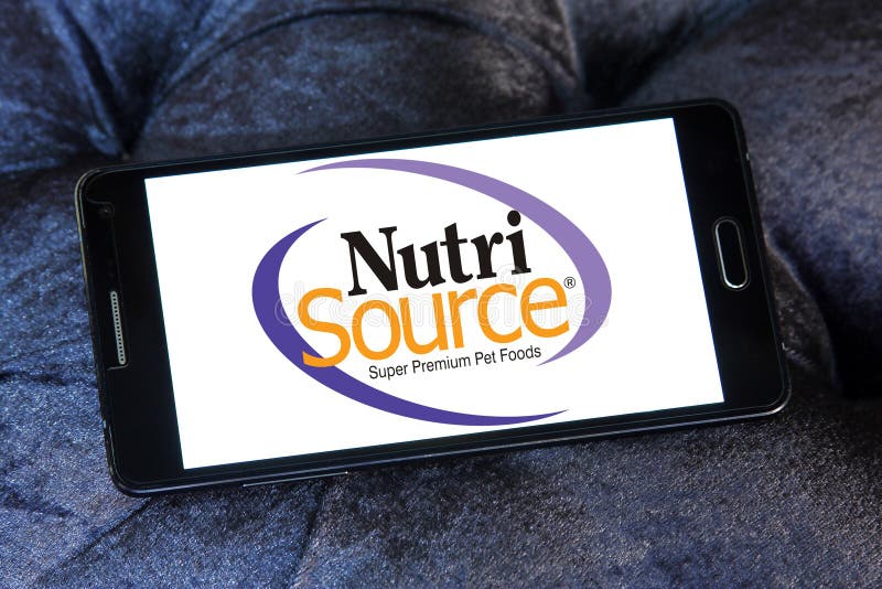 Nutri source pet food logo editorial stock image. Image of foods - 91861949