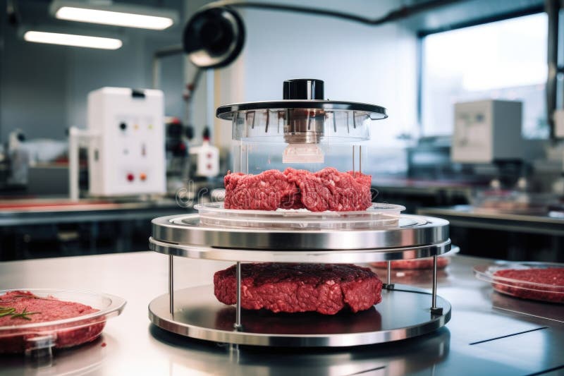 Nutrient-rich Solution for Growing Cultured Meat Stock Illustration ...