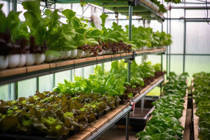 Nutrient Solutions and Ph Meters on a Hydroponic Farm Stock ...