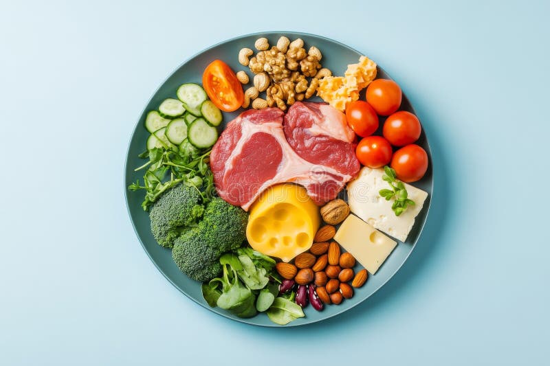 Nutrition and Diet: a Visual Display of a Balanced Diet Plate ...