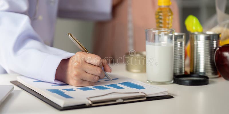 Nutrition Documentation and Assessment. Nutritionist Documenting ...