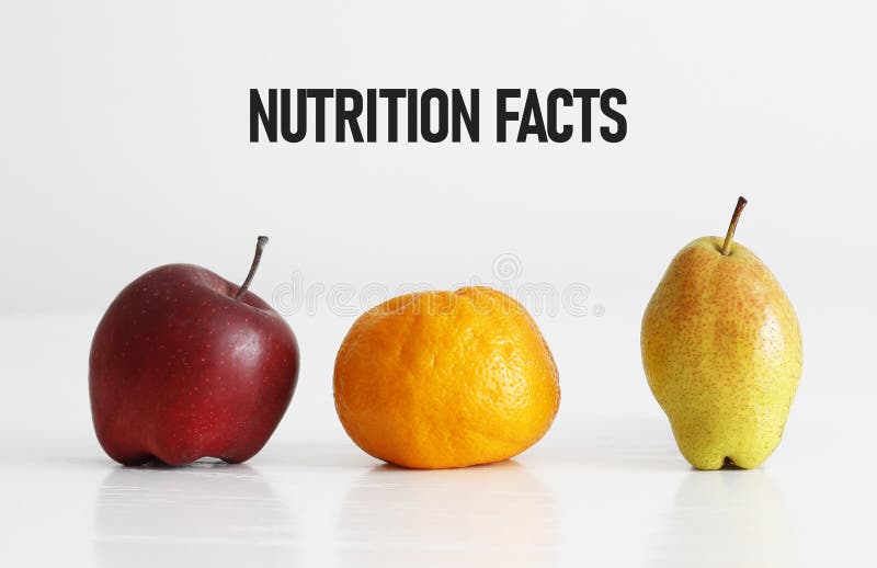 Nutrition Facts are Shown Using the Text Stock Photo - Image of ...