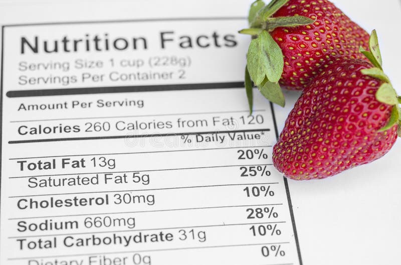 Nutrition facts stock image. Image of carbohydrate, label - 31235057