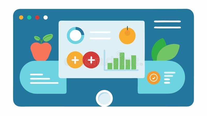 Nutrition Goal Tracking a Visual Dashboard Showing a Users Nutritional ...