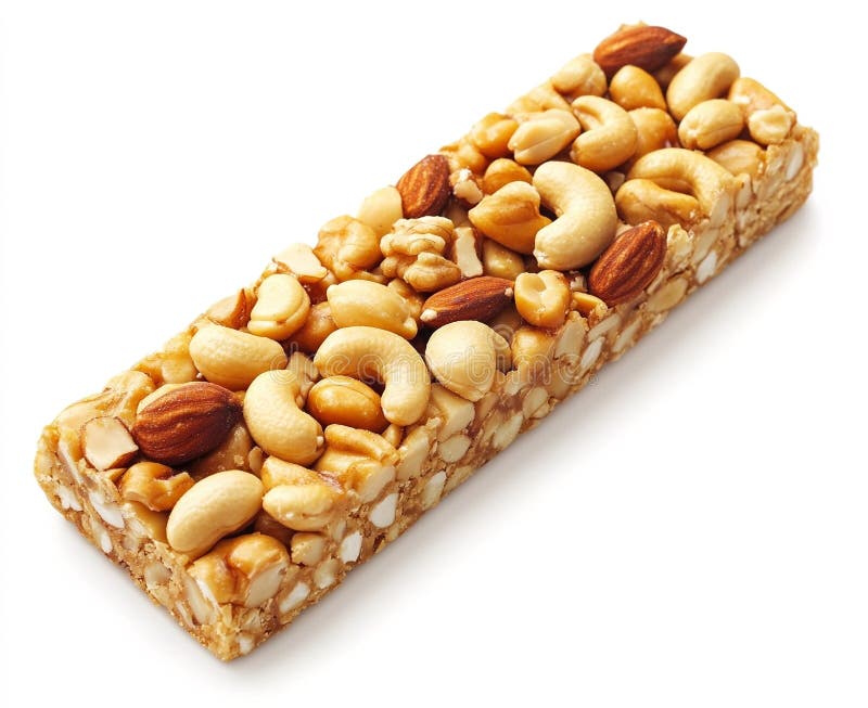 Nutrition Nuts Bar Generated by AI Stock Illustration - Illustration of ...