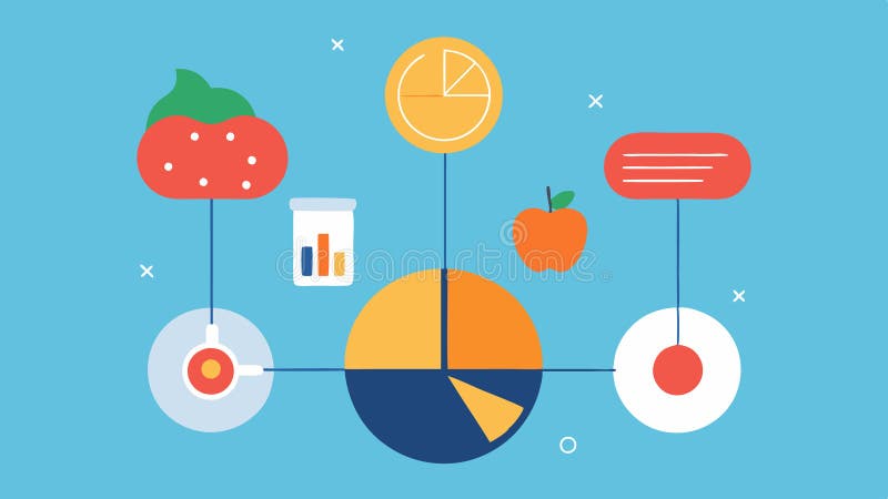 Nutritional Chart a Stylized Chart Showing the Nutritional Breakdown of ...