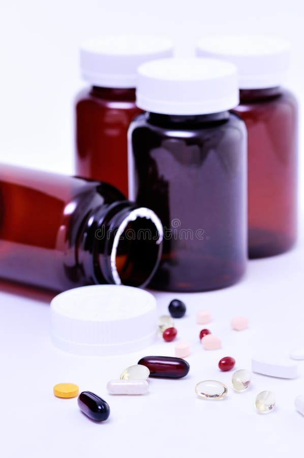 Nutritional Supplements on a White Plate – Symbol of Modern Diet Gaps ...