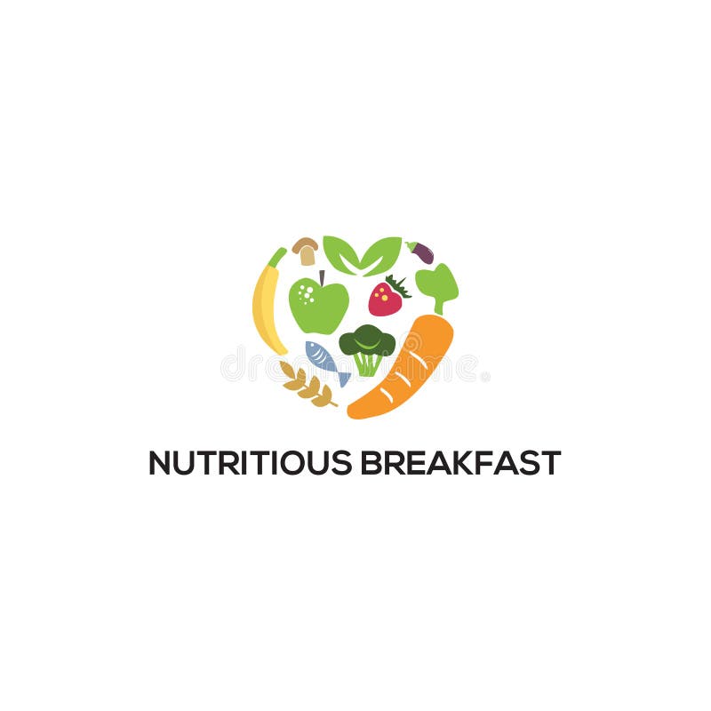 Nutritious Breakfast Logo Designs Template, Healthy Logo Inspirations ...