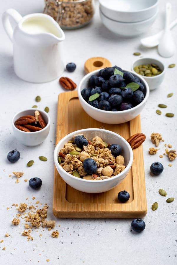 Nutritious and Delicious Breakfast Stock Image - Image of granola ...