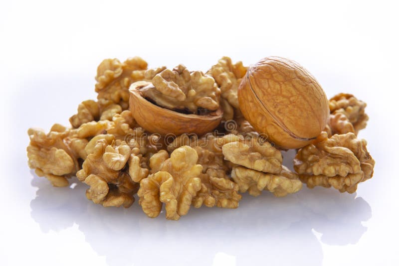 Rich in Nutrients, Nuts, Walnuts, Longevity Fruit Stock Photo - Image ...