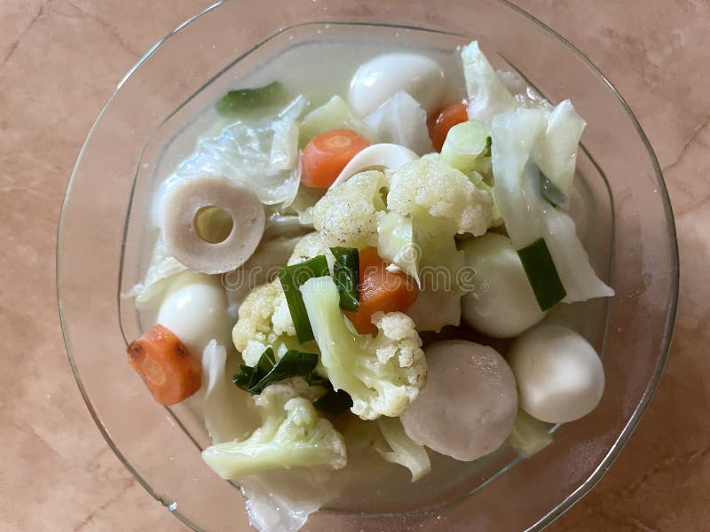 Nutritious vegetable soup stock image. Image of culinary - 387711617