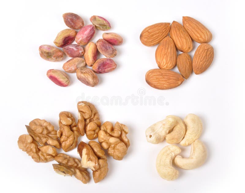 Nuts collection stock photo. Image of background, collection - 7542736