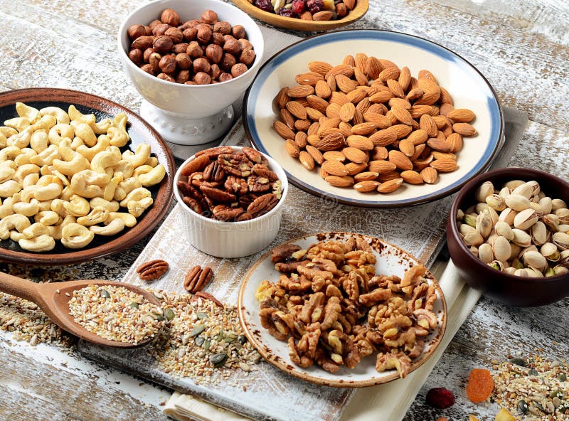 Nuts stock image. Image of nuts, group, cashew, hazelnut - 71551357