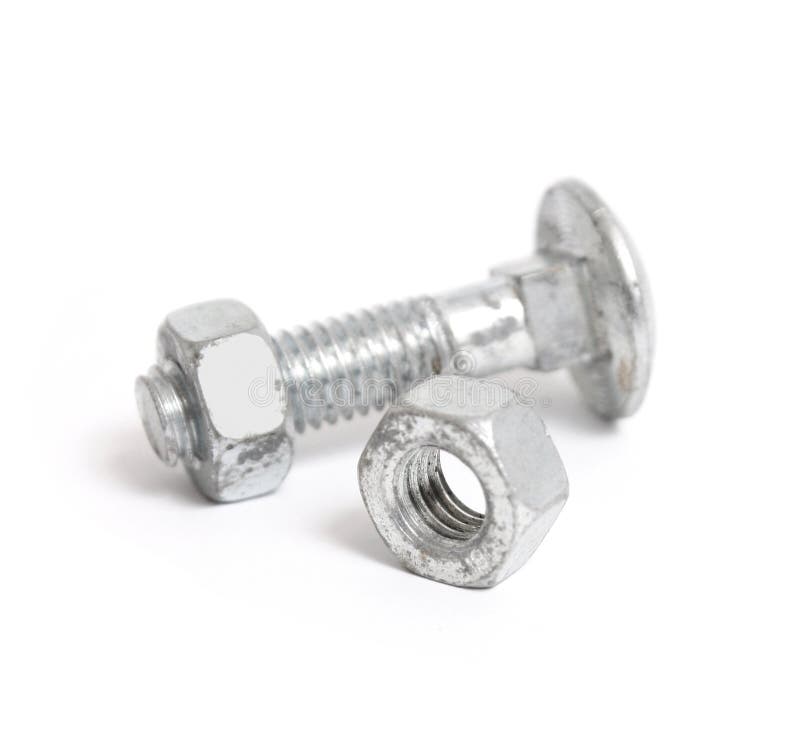 Bolts and nuts stock image. Image of metal, check, accumulation - 1232521