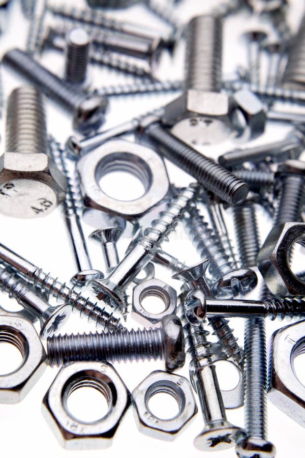 Nuts and Bolts stock photo. Image of screws, pile, nuts - 1480926